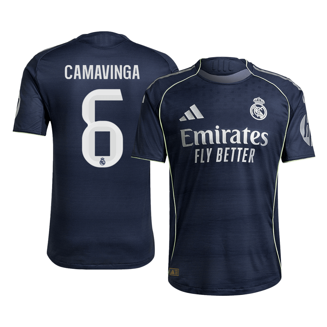 CAMAVINGA #6 Real Madrid Away Authentic Soccer Jersey 2025/26 – Final ...